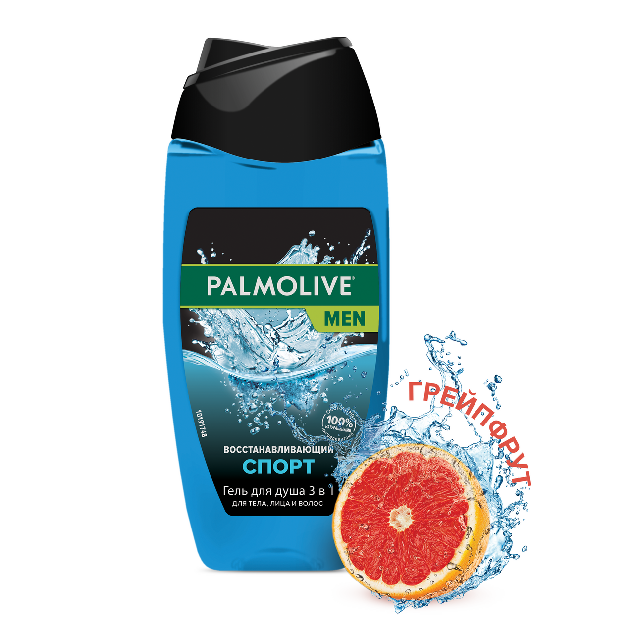 Гель для душа мужской PALMOLIVE Men Спорт Восстанавливающий 3в1, 250мл