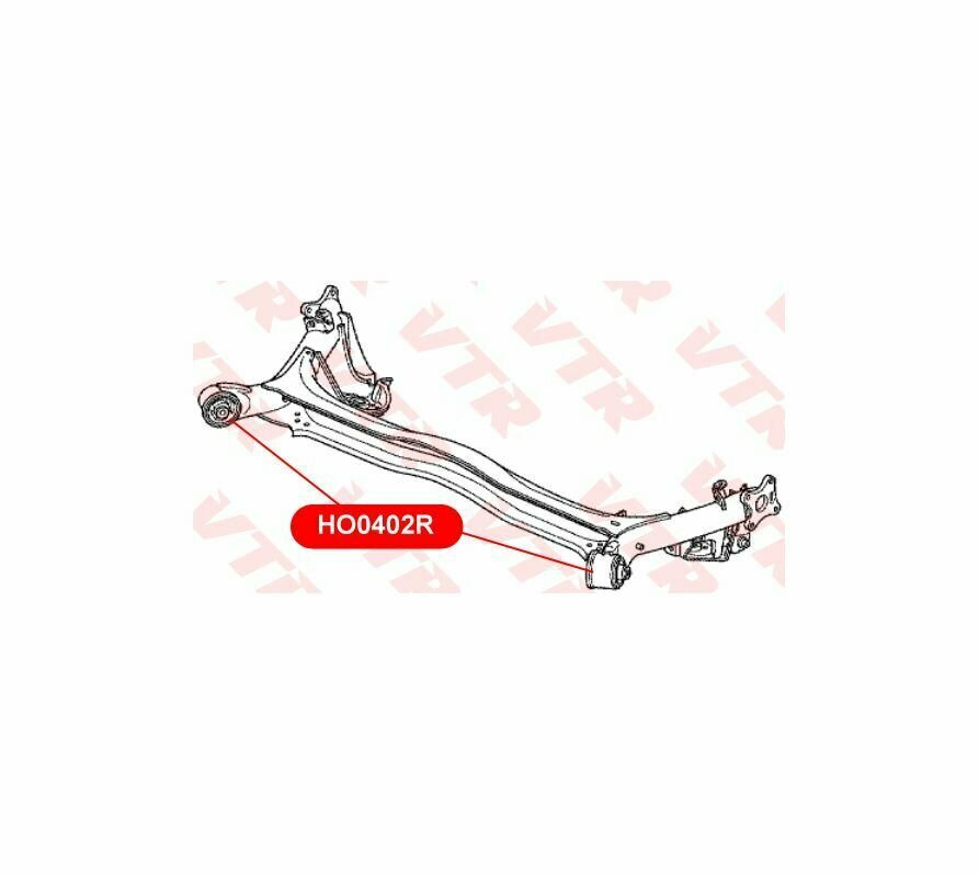Сайлентблок VTR HO0402R, для задней балки подвески