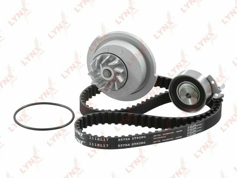 LYNXauto Комплект ремня ГРМ с водяным насосом для (8V) CHEVROLET Aveo/Kalos 1.4-1.5 05> / Lanos 1.5 05>, DAEWOO Nexia 1.5 95> / Kalos 1.4 02> / Lanos 1.4-1.5 97>