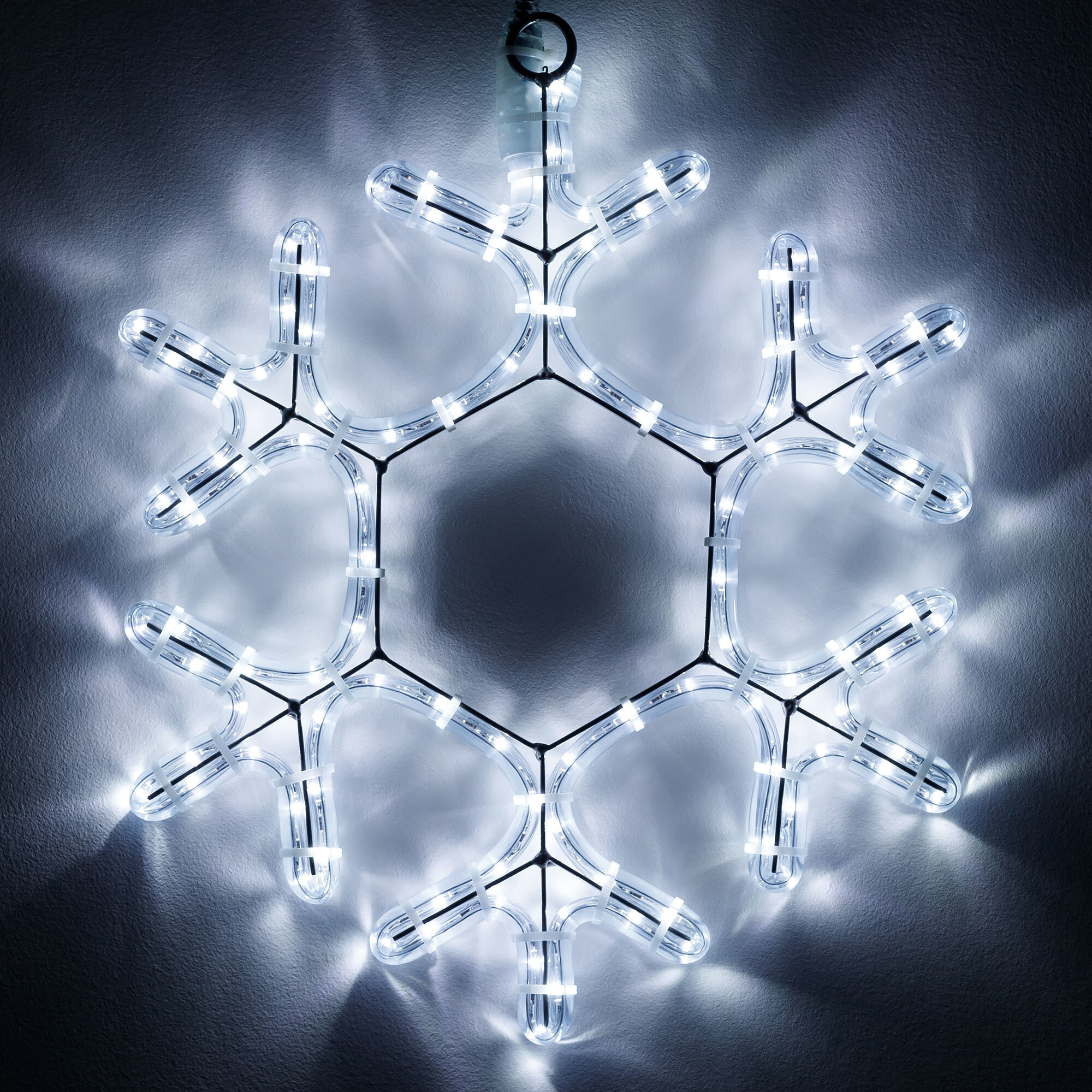 Фигура светодиодная ARD-SNOWFLAKE-M7-450x375-108LED White (230V, 6.5W) (Ardecoled, IP65) 034249