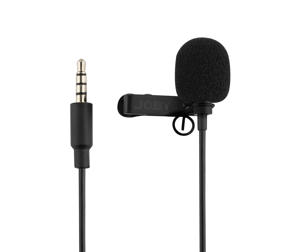 Микрофон JOBY Wavo Lav Mobile петличный, моно, 3.5 мм TRS / TRRS, для интервью