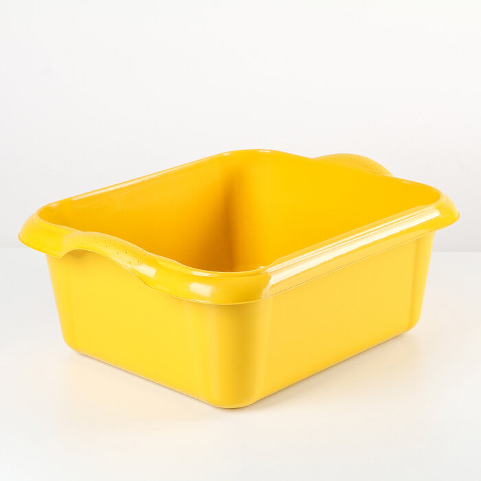 Таз прямоугольный, 14 л, 41,5 32 16 см, пластик, микс