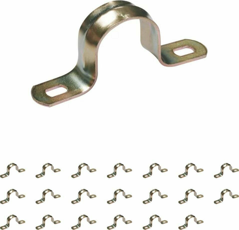 Скоба металлическая двухлапковая IEK D48-50 (комплект из 50 шт)