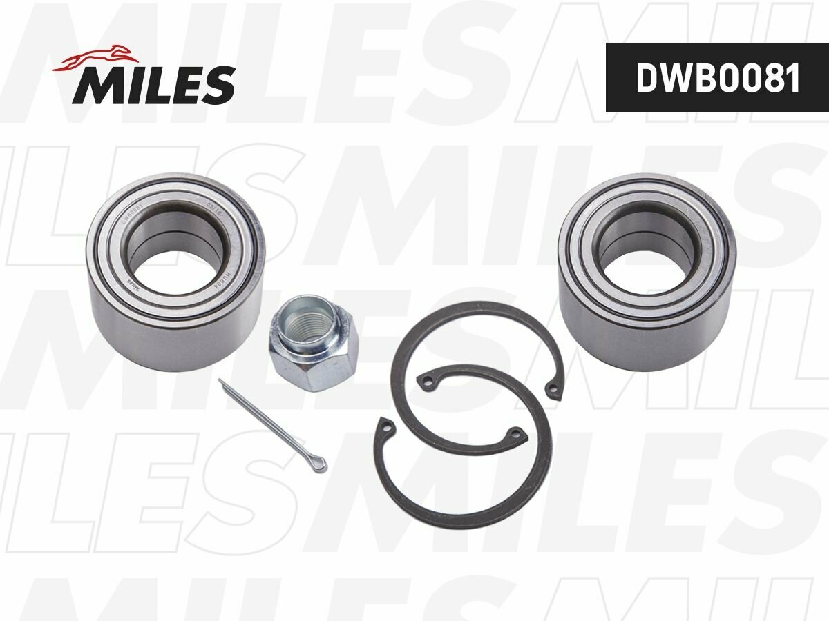 Подшипник ступ. CHEVROLET AVEO II T250/255/DAEWOO NEXIA/LANOS 94- пер, MILES DWB0081