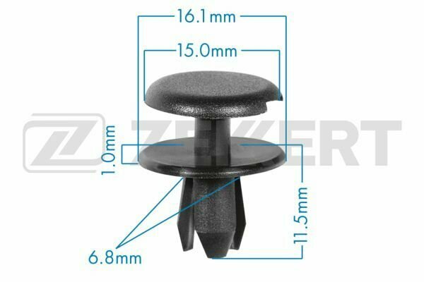 Zekkert Клипса крепёжная для General Motors (миним. кол-во заказа 10 шт)