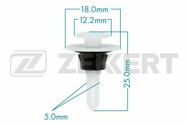 Zekkert Клипса крепёжная для VAG (миним. кол-во заказа 10 шт)
