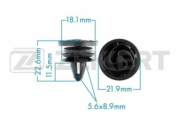 Zekkert Клипса крепёжная VAG количество 10 шт