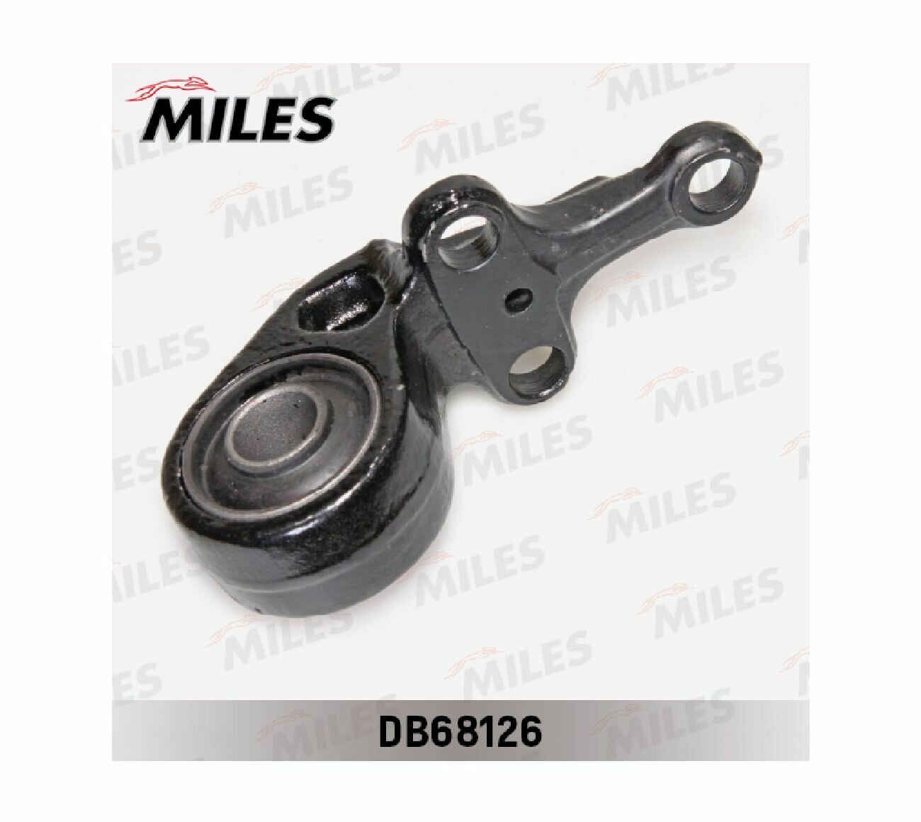 Сайлентблок с кронштейном задний, рычага передней подвески NISSAN ALMERA 00-06, MILES DB68126