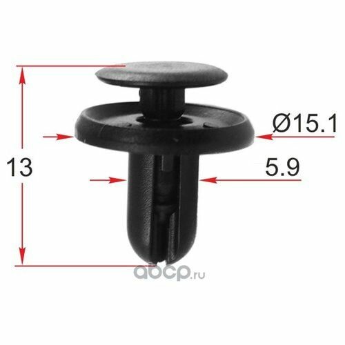 Клипса крепежная MITSUBISHI/SUBARU (1 шт.) Sat STKJ835