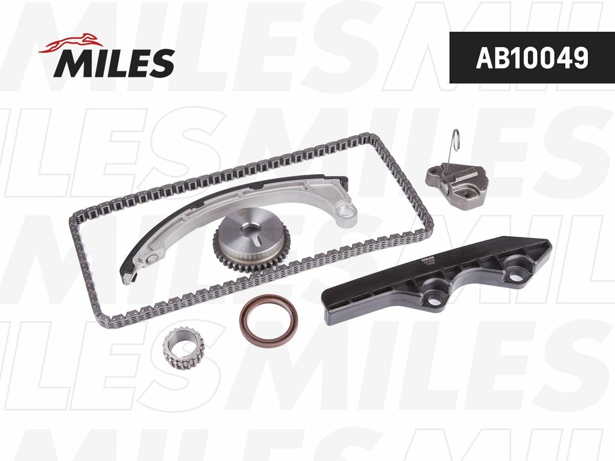 Комплект цепи ГРМ MILES AB10049, для Nissan Micra K12 03-