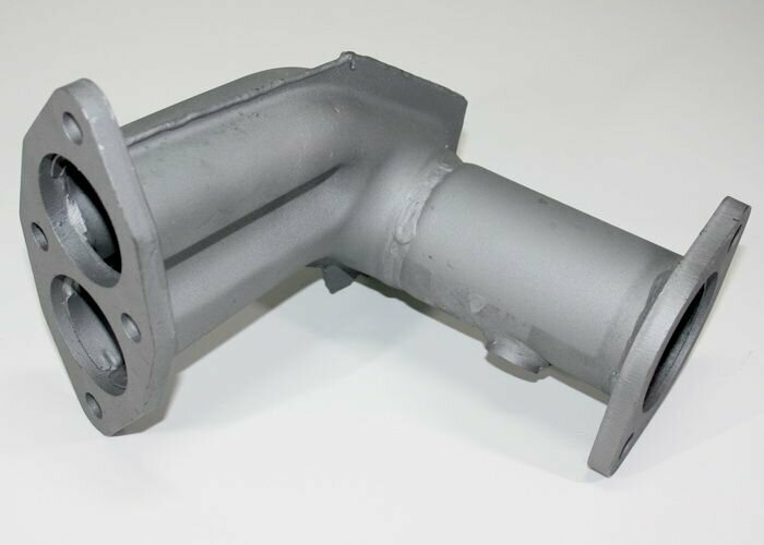 Труба приемная для а/м Газель 3302 дв.405 Евро-3 под нейтрализатор (угол)