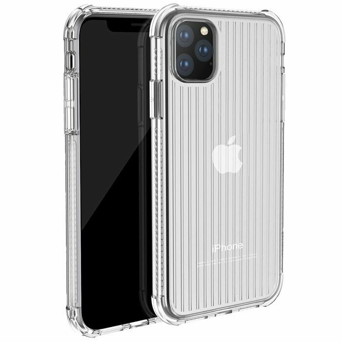 Чехол силиконовый Hoco Anti-fall iPhone 11 Pro прозрачный — надёжная защита смартфона
