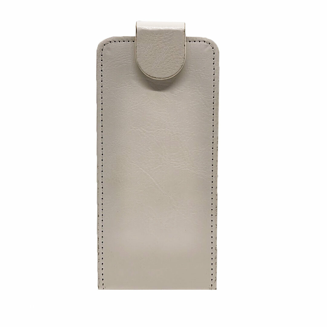 Чехол-флип универсальный Aksberry на экран 3.5'-4.0' / Белый