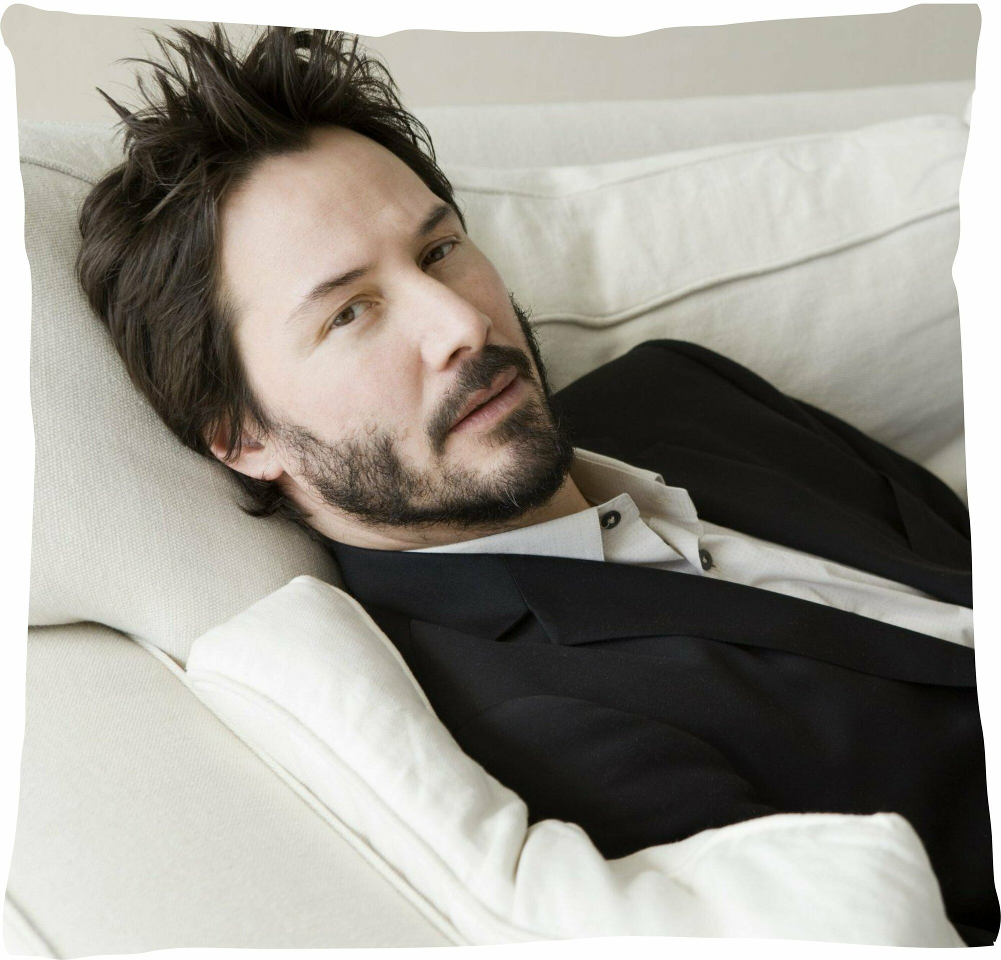Подушка квадратная Keanu Reeves Киану Ривз