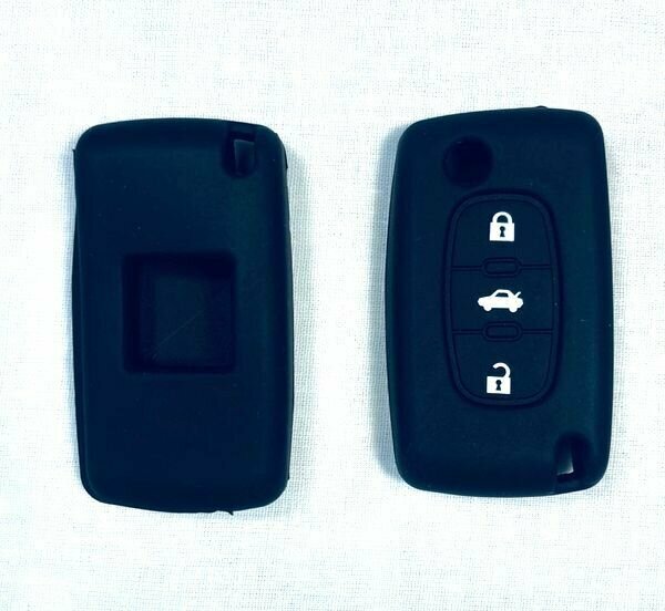 Чехол силиконовый для ключа зажигания PEUGEOT 3 buttons 408
