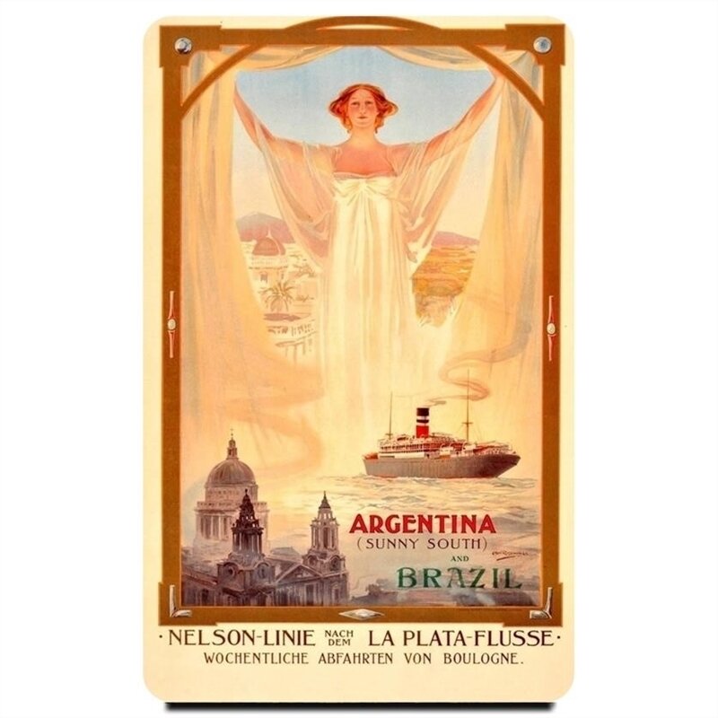 Магнит на холодильник "Аргентина" 86x54мм