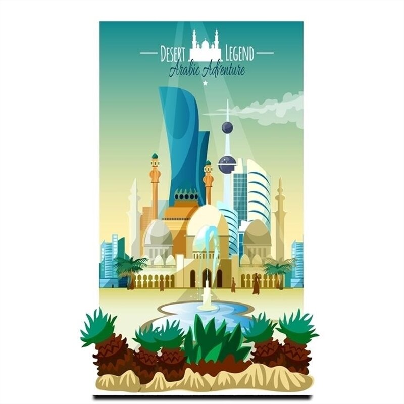 Магнит на холодильник "Дубай"