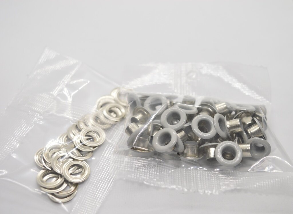 Люверсы №4 6 мм цв. Серый 521(уп. 50 шт)ProKnopka