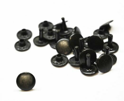 Хольнитены двухсторонние тип 123. 11 мм цв. Оксид (упак.50 шт.) "Proknopka"