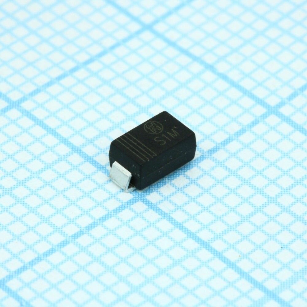 100шт. диод выпрямительный s1m 1a 1000v smd do214ac sma