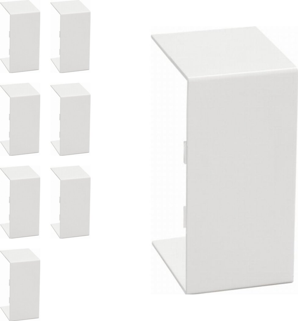 Соединитель на стык IEK Элекор 15x10 белый (комплект из 7 шт.)