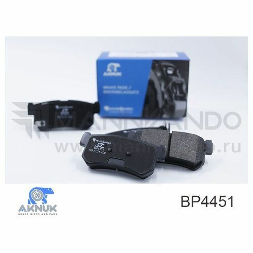 Колодки тормозные дисковые AKNUK BP4451