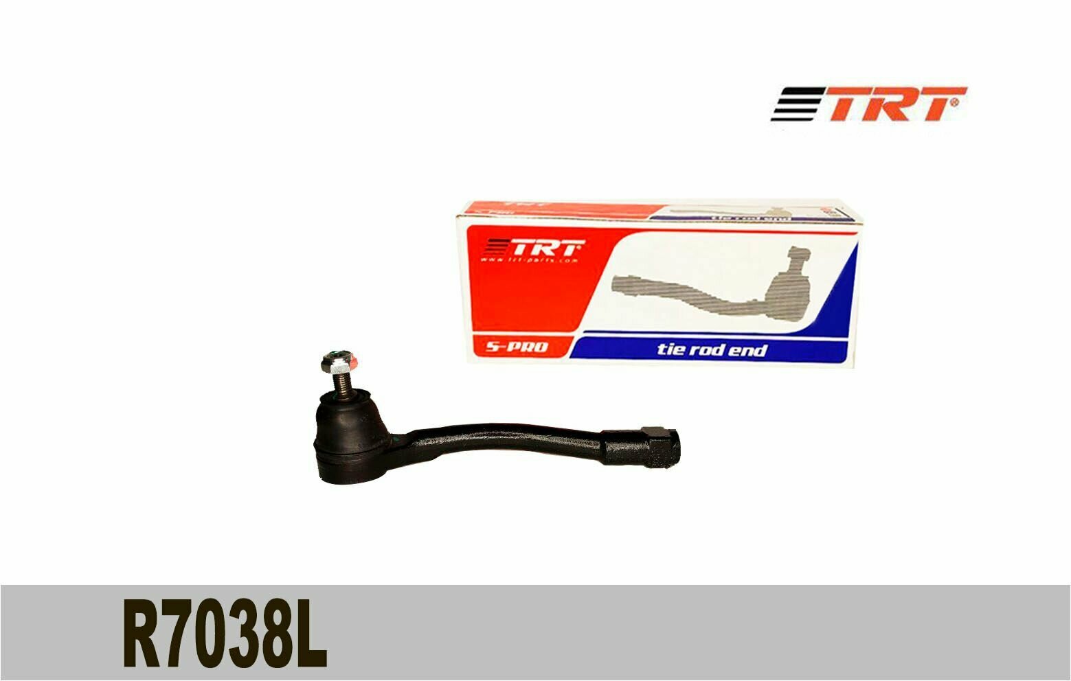 Наконечник рулевой TRT R7038L, для Kia Rio/Rio 5, Hyundai Accent/Verna