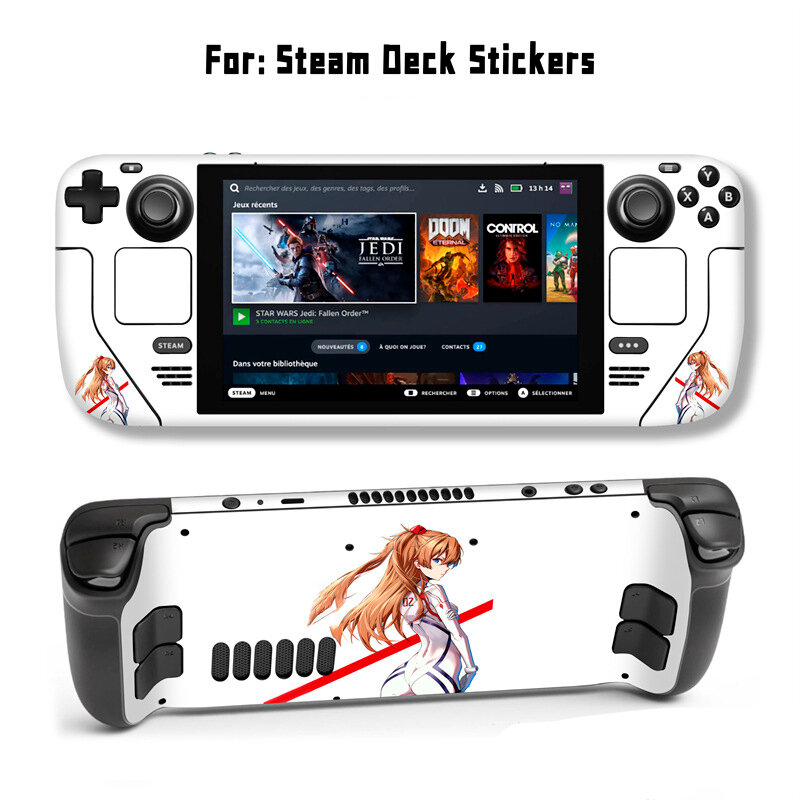 Наклейка/защитная плёнка для Steam Deck NO. 1243, Фигура Тянки