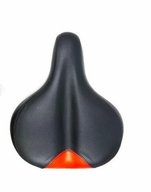 Седло TRIX комфорт 260x190 мм, эластомерное, черно-красное