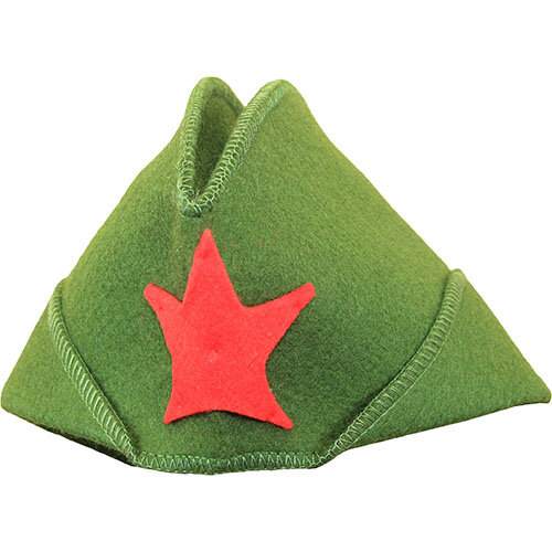 Шапка банная "Пилотка"