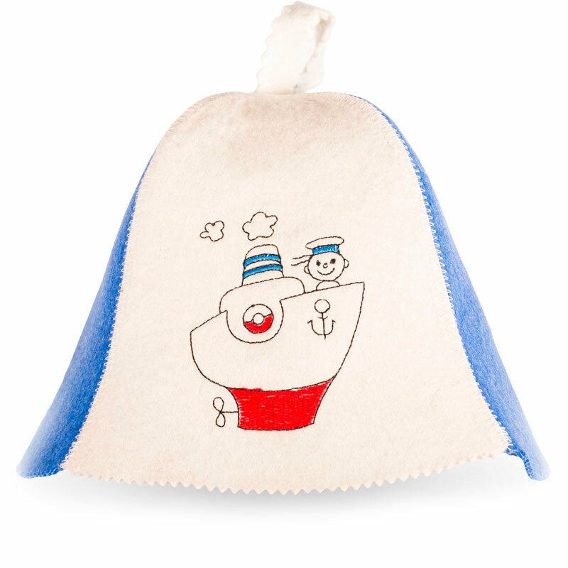 Шапка детская для бани "Морячок"