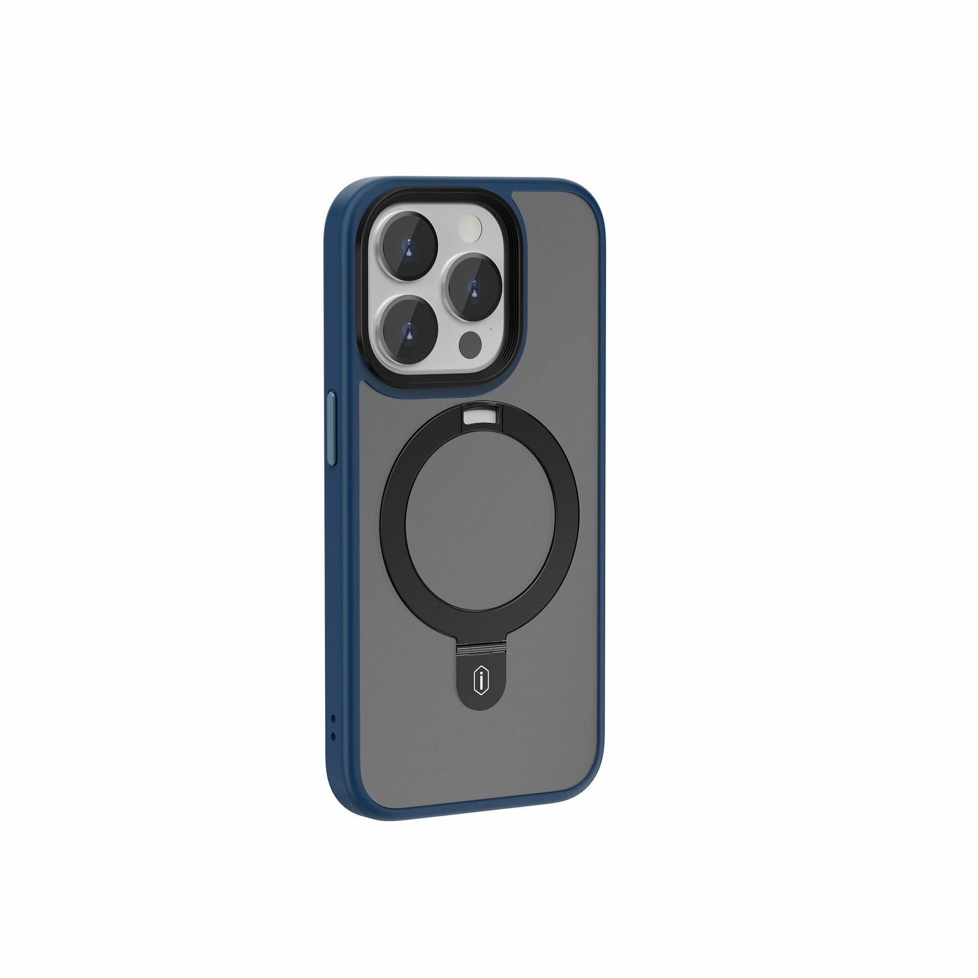 Чехол с подставкой Wiwu ZMM-010 for iPhone 15 Pro Max 6.7" (Blue)