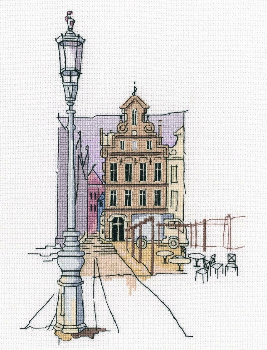 "На тихих улочках (On the quiet streets)" 16 Aida РТО (Россия) арт. M638