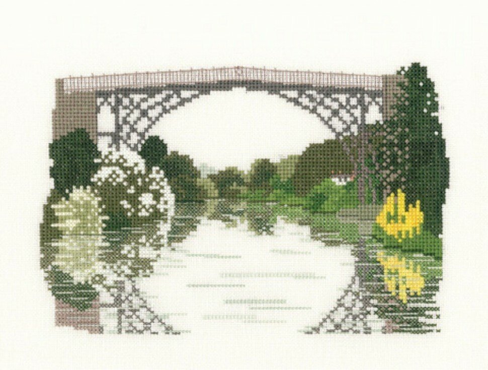 Схема для вышивания Heritage #IBO12C Ironbridge (Железный мост)
