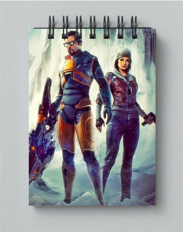 Блокнот Half-Life, Халф Лайф №9, А5, 15 на 21 см