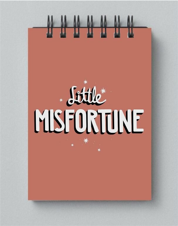 Блокнот Маленькая Неудача, Little Misfortune №1, А5