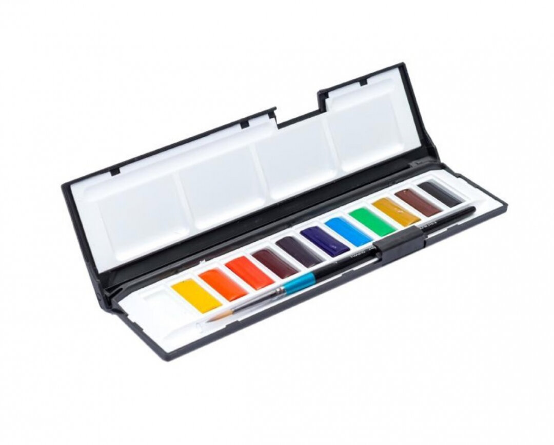 Daler Rowney Набор акварельных красок в кюветах Daler Rowney "Aquafine", 12шт