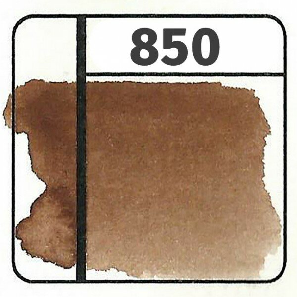 Умбра жженая, акварельная краска Mungyo Gallery, полукювета