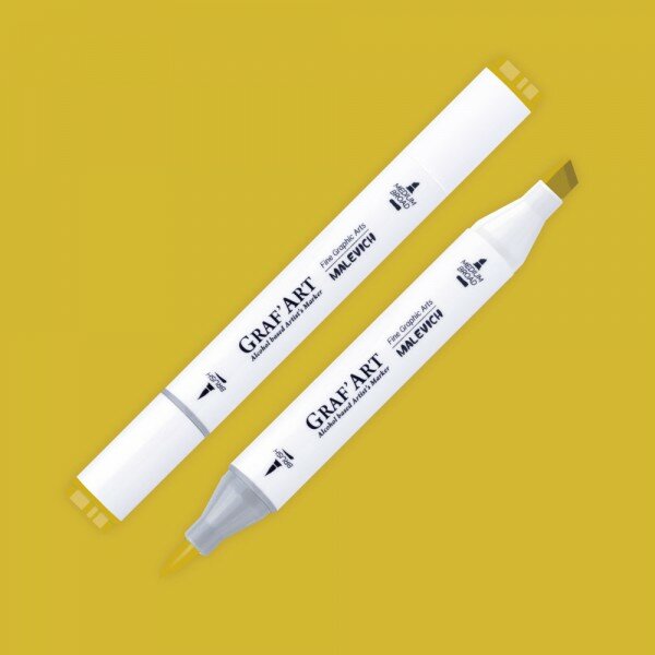 Маркер спиртовой Малевичъ GrafArt Brush, Фисташковый Y401