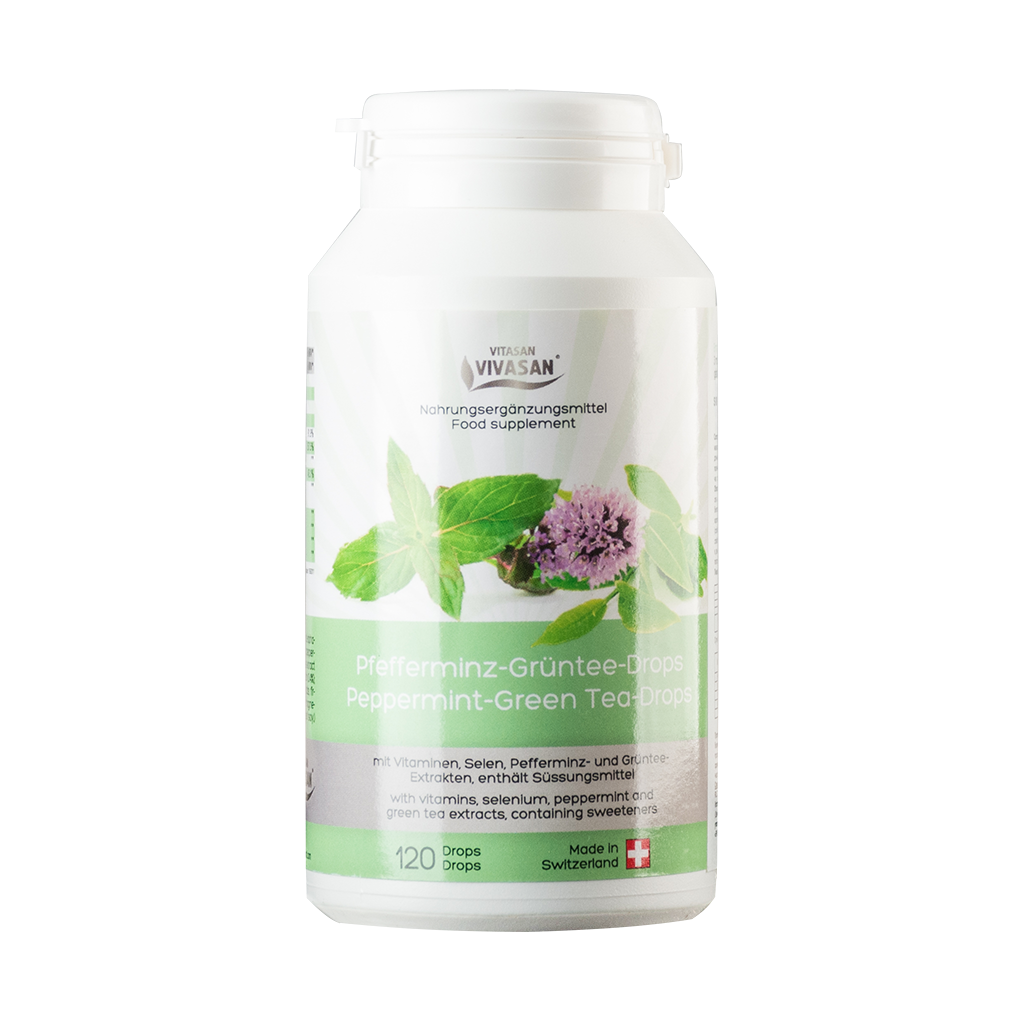 Зеленый чай с мятой / Вивасан (120 таблеток)