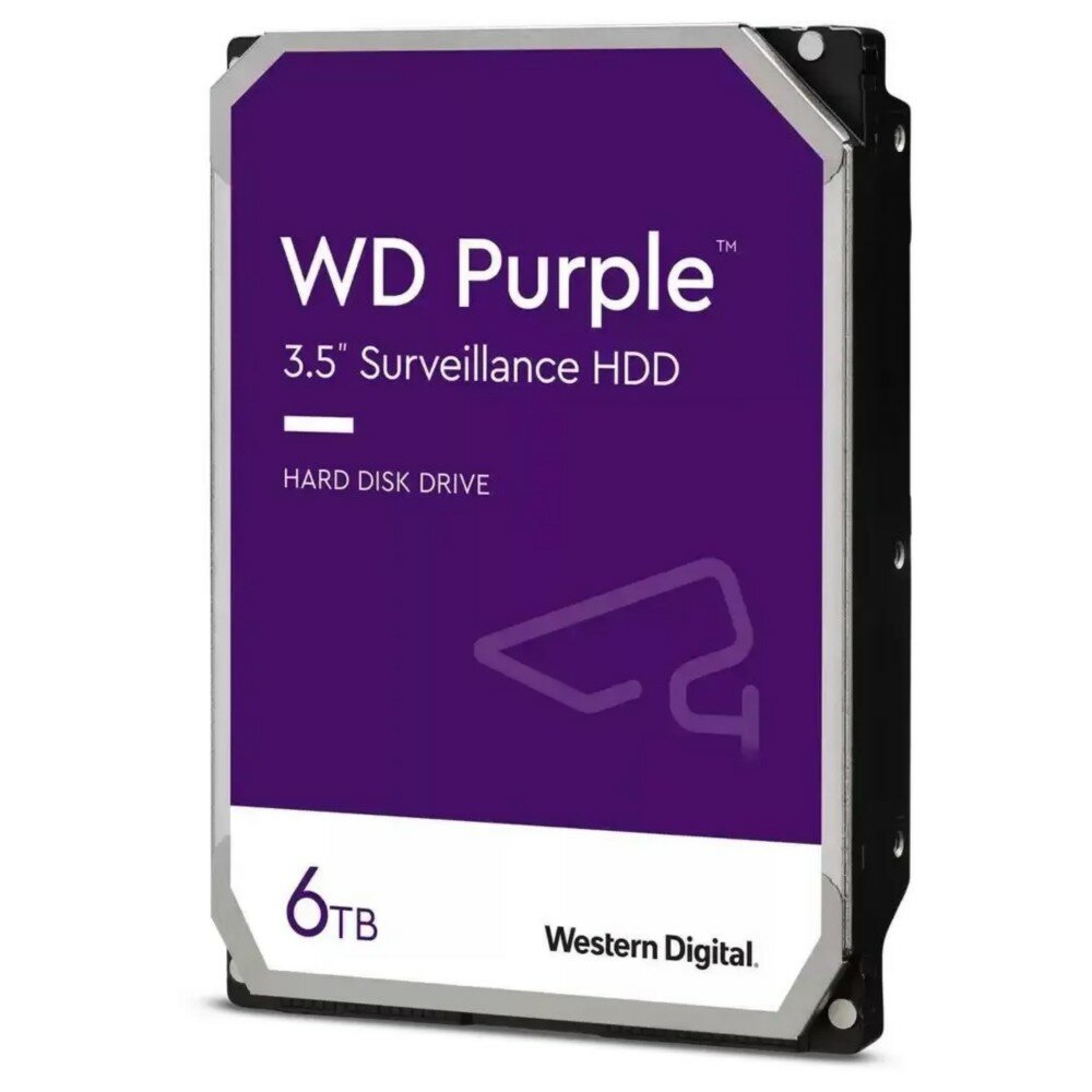Жесткий диск WD 6Tb Purple (3.5", SATA-III, 5400rpm, 256Mb) (WD64PURZ)