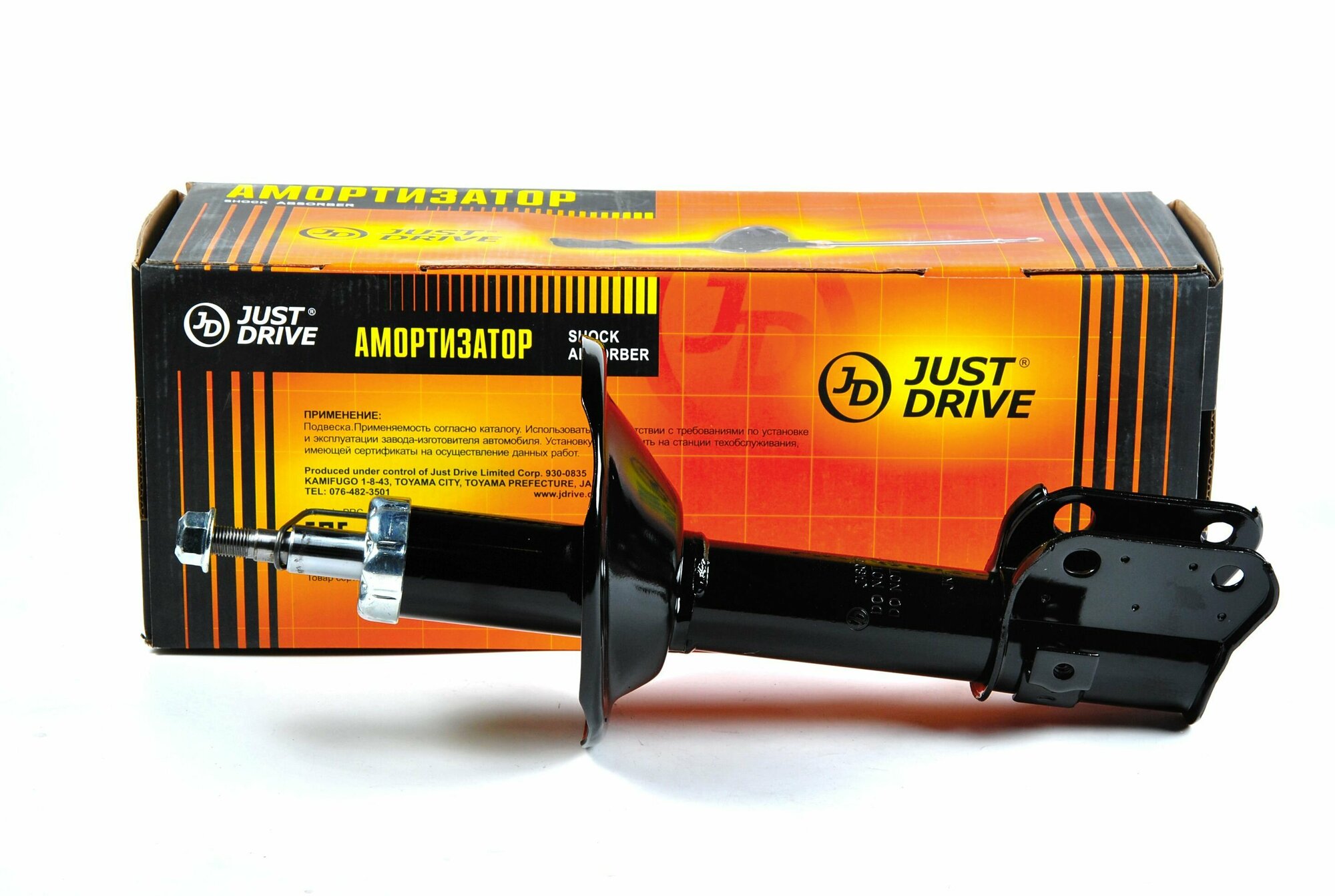 JUST DRIVE Амортизатор газомасляный передний левый для SUBARU FORESTER SF5(2.0 4WD)