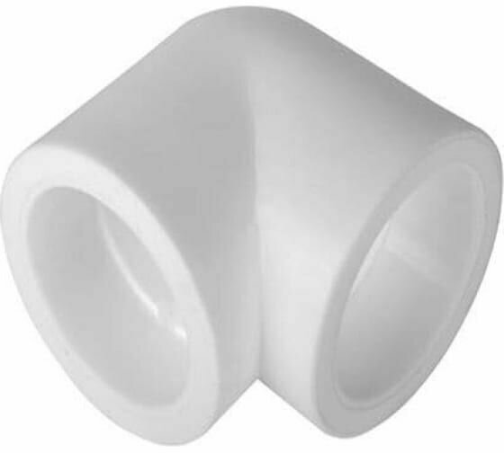 Фитинг сантехнический Valfex диаметр 63 мм, 90 градусов, полипропиленовый PPR, белый