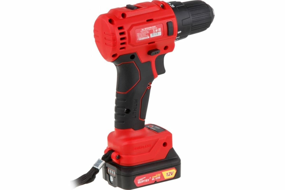 Дрель-шуруповерт аккумуляторная Wortex BD 1220-1 Dli