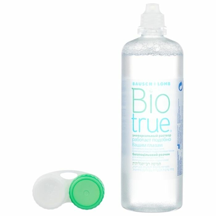 Раствор для контактных линз Bausch + Lomb Biotrue 300 мл, универсальный — фото 1