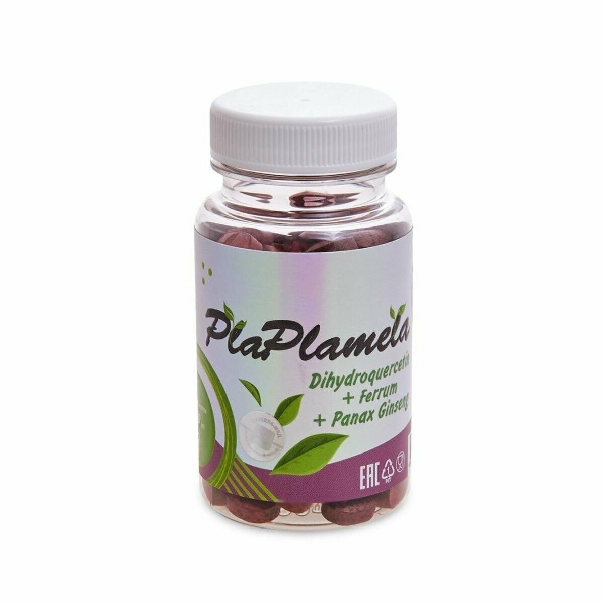 PlaPlamela Дигидрокверцетин и железо, 120 таблеток. Пищевая добавка для сосудов, нормального уровня гемоглобина, при железодефицитной анемии