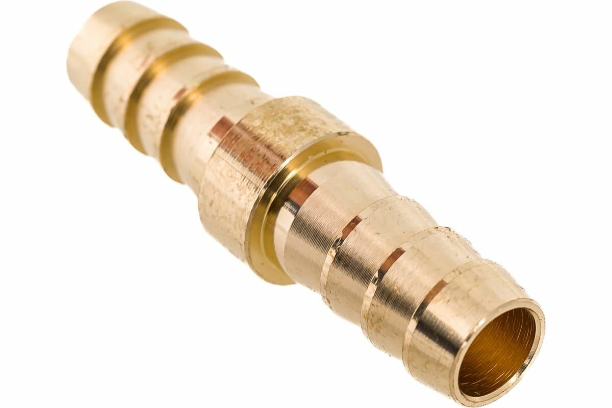 Штуцер латунный "Елка" двусторонний соединительный 14х14 TIM CHS1414 1шт.