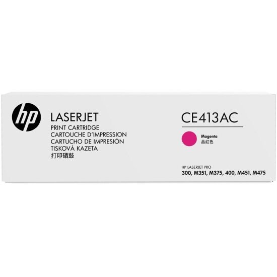 Картридж HP CE413AC пурпурный 305A для LaserJet M351/M451/M375/M475