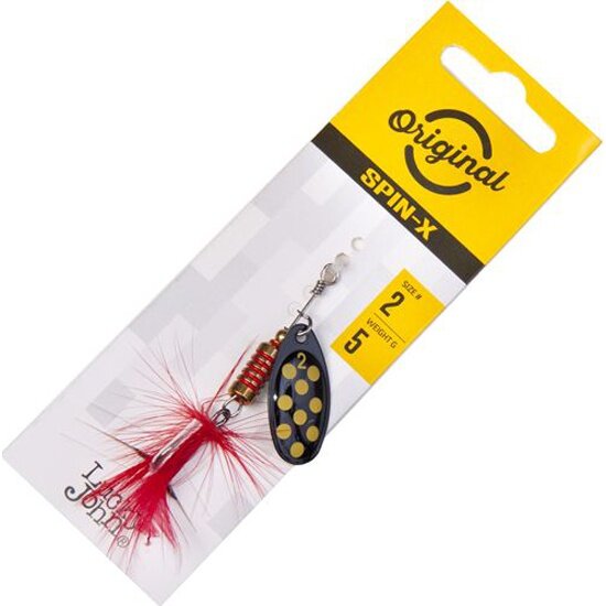 Блесна вертушка Lucky John SPIN X ROUND 02 5,0г BF