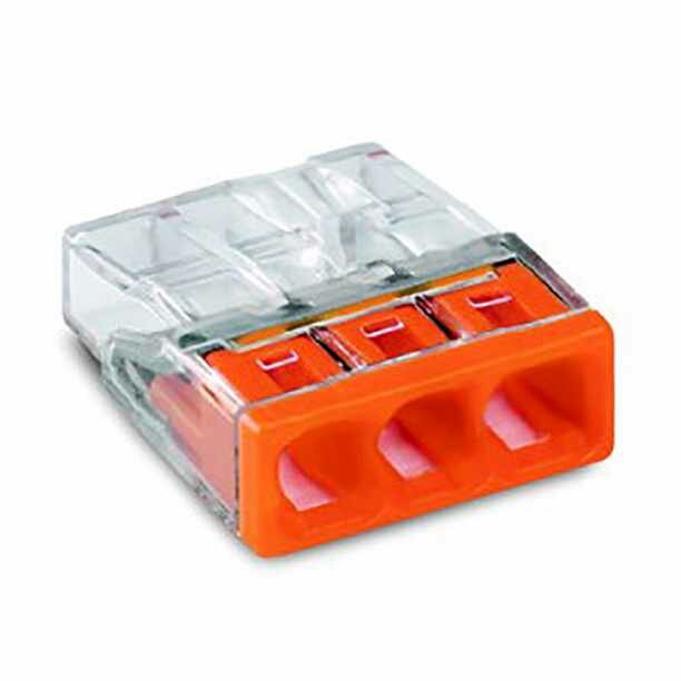 Клемма WAGO 3-проводная с пастой 6 шт